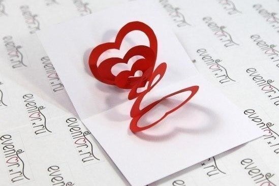 Pop out heart card – living lightly in ireland